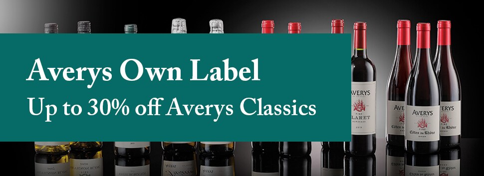 30% off Averys Classics | oct22-averyslabel | Averys of Bristol